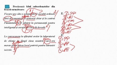 TELEȘCOALA: Română, a VIII-a - Realizări propoziționale ale atributului și ale complementelor ...